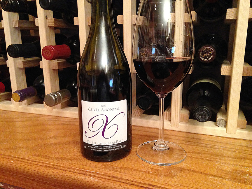 Xavier Vins Cuvée Anonyme X Châteauneuf-du-Pape 2009 – Gus Clemens on Wine