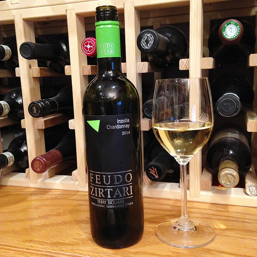 Feudo Zirtari Inzolia-Chardonnay Sicili IGT 2014 – Gus Clemens on Wine