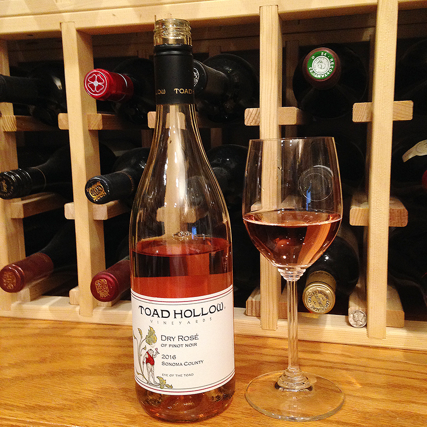 Toad Hollow Vineyards Eye of the Toad Dry Rosé of Pinot Noir 2016 – Gus ...