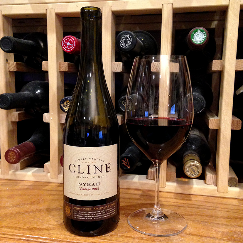 Cline Cellars Sonoma County Syrah 2015 – Gus Clemens on Wine