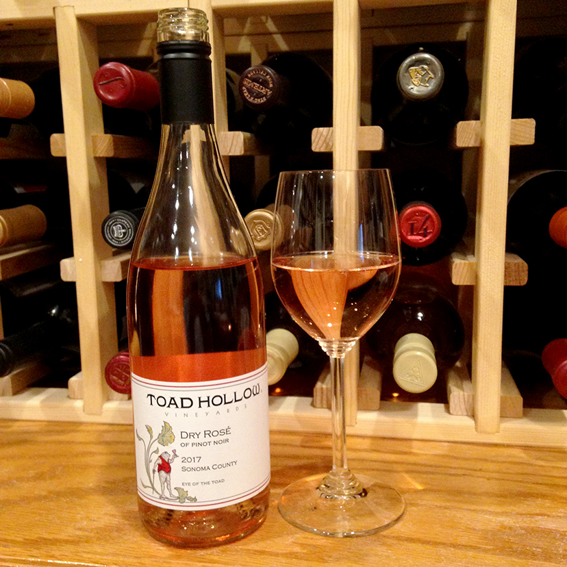 Toad Hollow Vineyards Eye of the Toad Dry Rosé of Pinot Noir 2017 – Gus ...