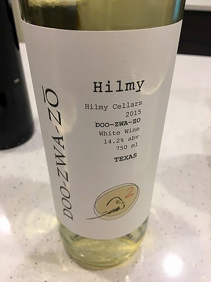 Hilmy Cellars Doo-Zwa-Zō White Wine 2015 – Gus Clemens on Wine