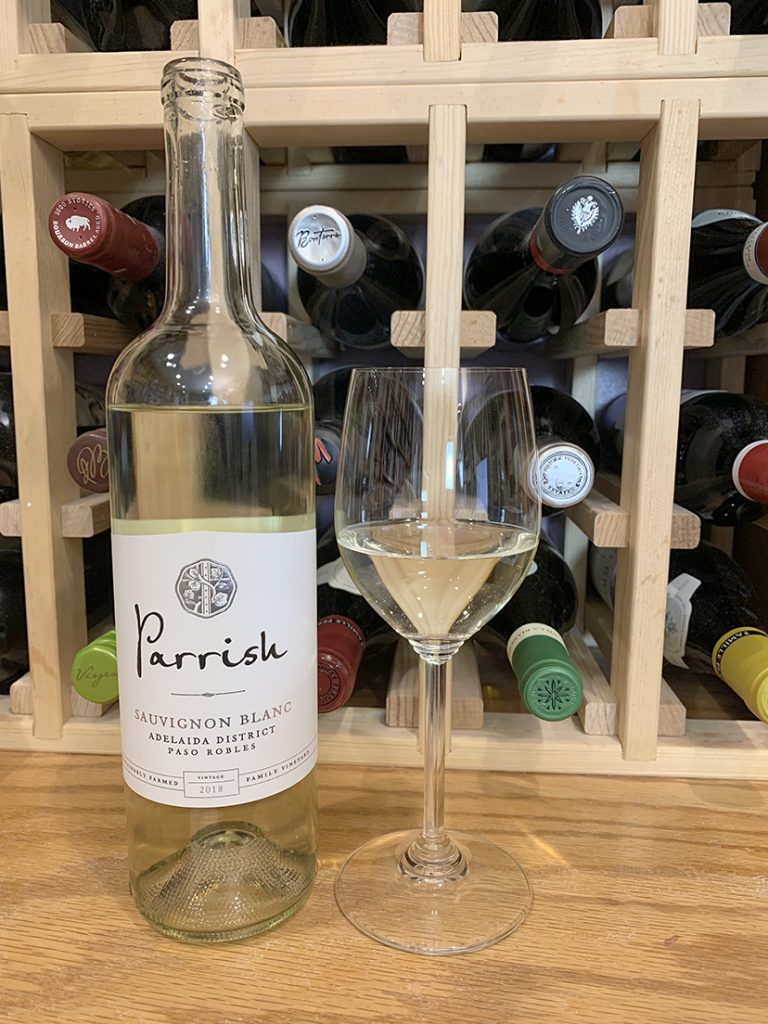 Parrish Family Winery Sauvignon Blanc, Adelaida District, Paso Robles ...